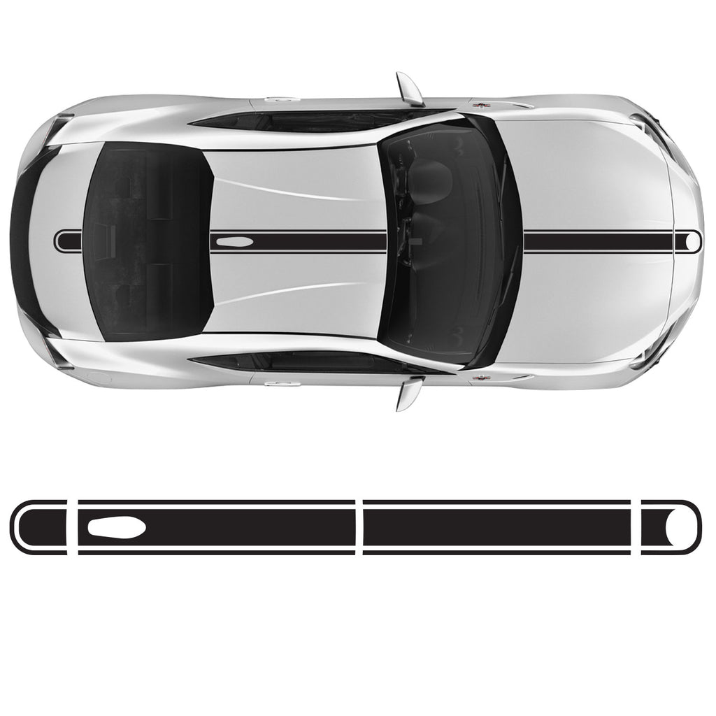Full Over The Top Stripe Kit For Toyota GT86 | Concept Graphics