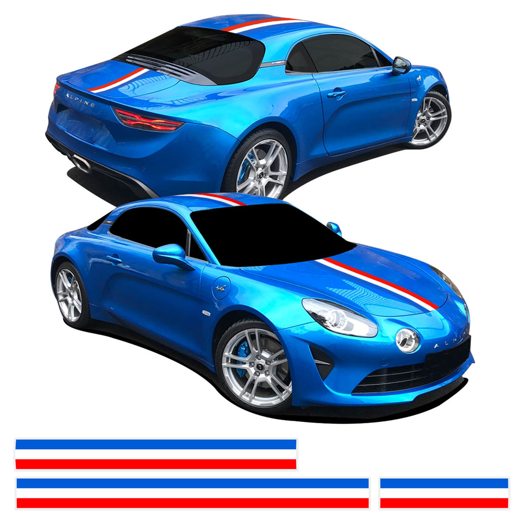 Alpine A110 Car Body Stripes & Graphic Stickers | Concept Graphics