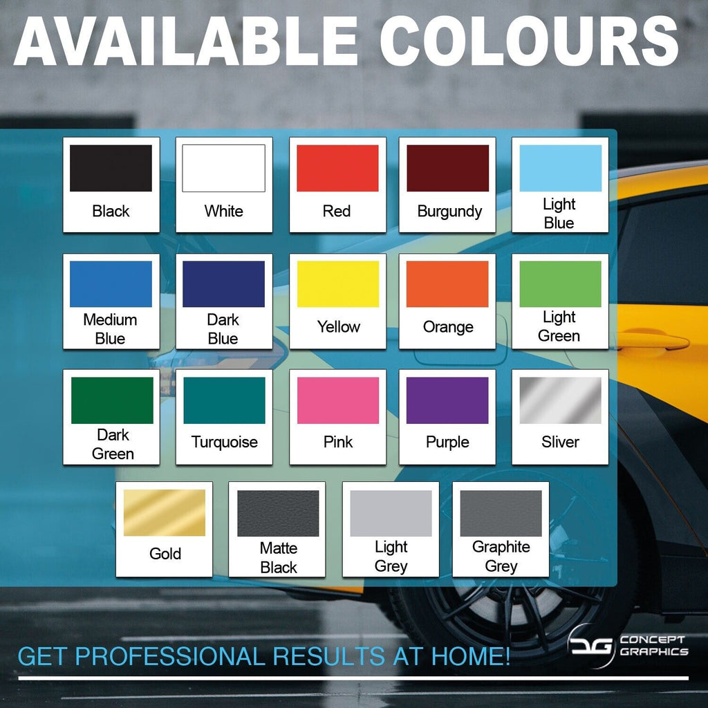 Line Lower Side Stripes for Ford Fiesta ST Graphics | Concept Graphics