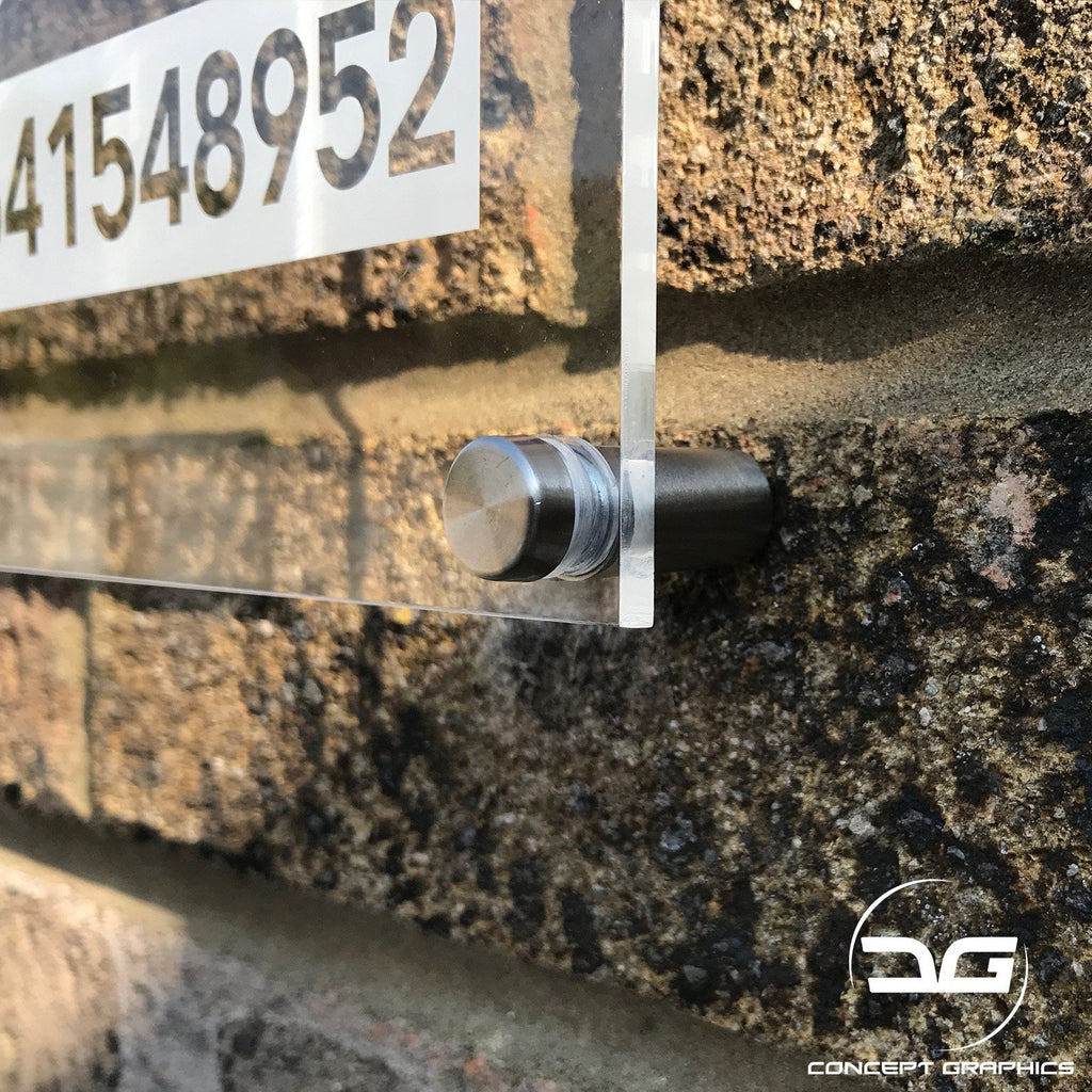 Personalised Wall Mounted Acrylic Opening Time Sign | Concept Graphics