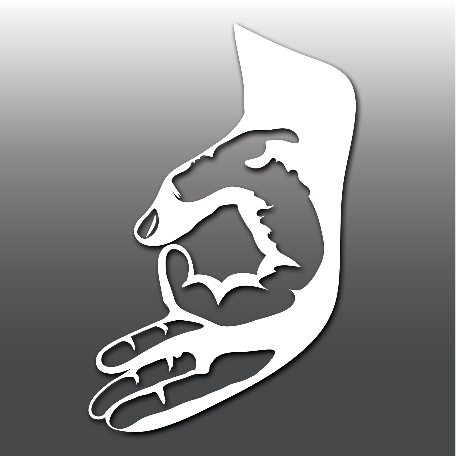 Circle Hand Game Meme Funny Vinyl Decal Car Sticker | Concept Graphics