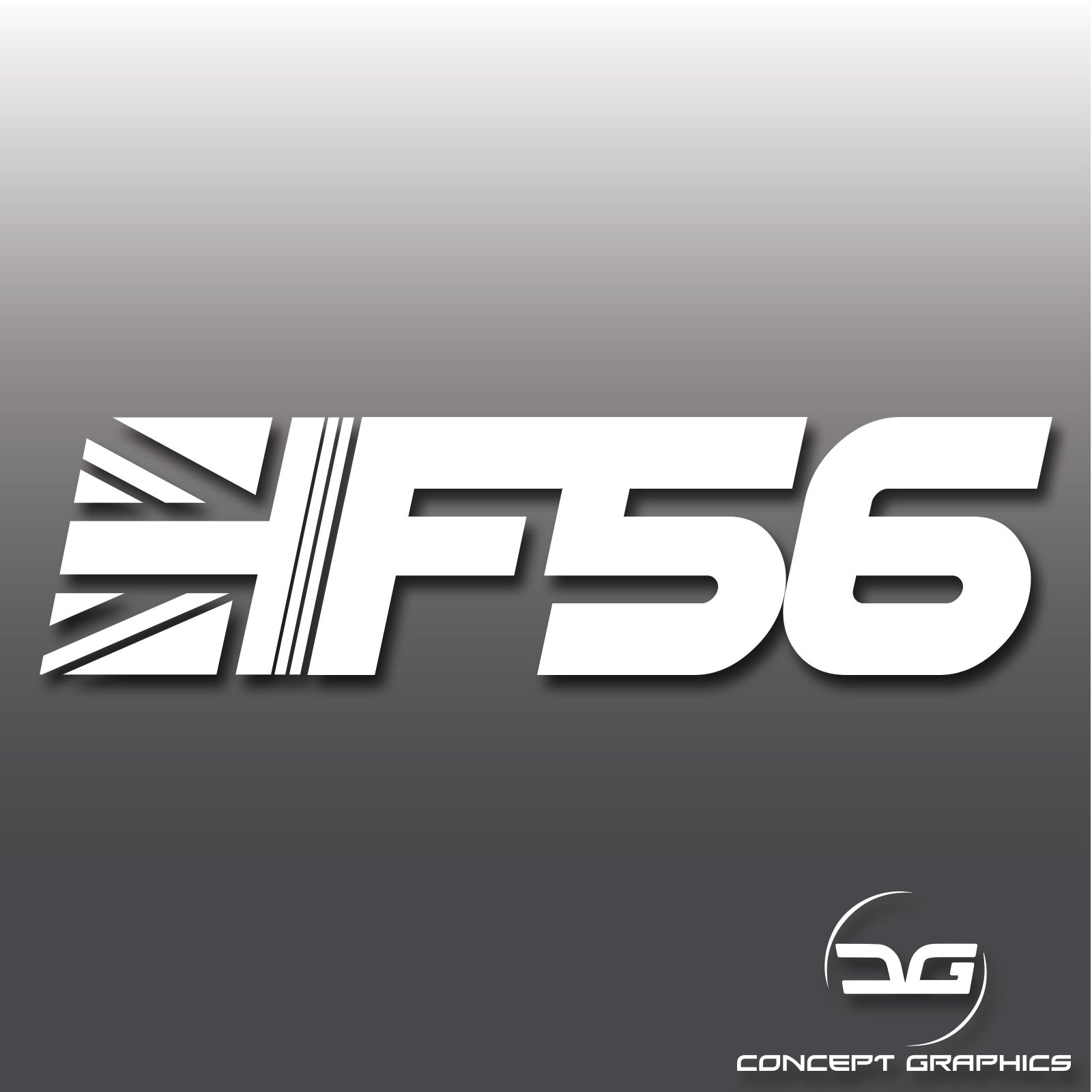 Mini Cooper S F56 Union Jack Car Vinyl Sticker | Concept Graphics
