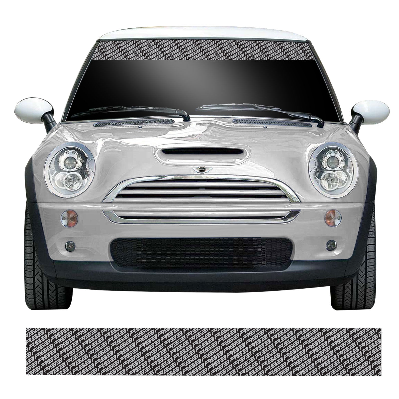 R53 Script Mini Cooper Windscreen Sunstrip Banner Concept Graphics