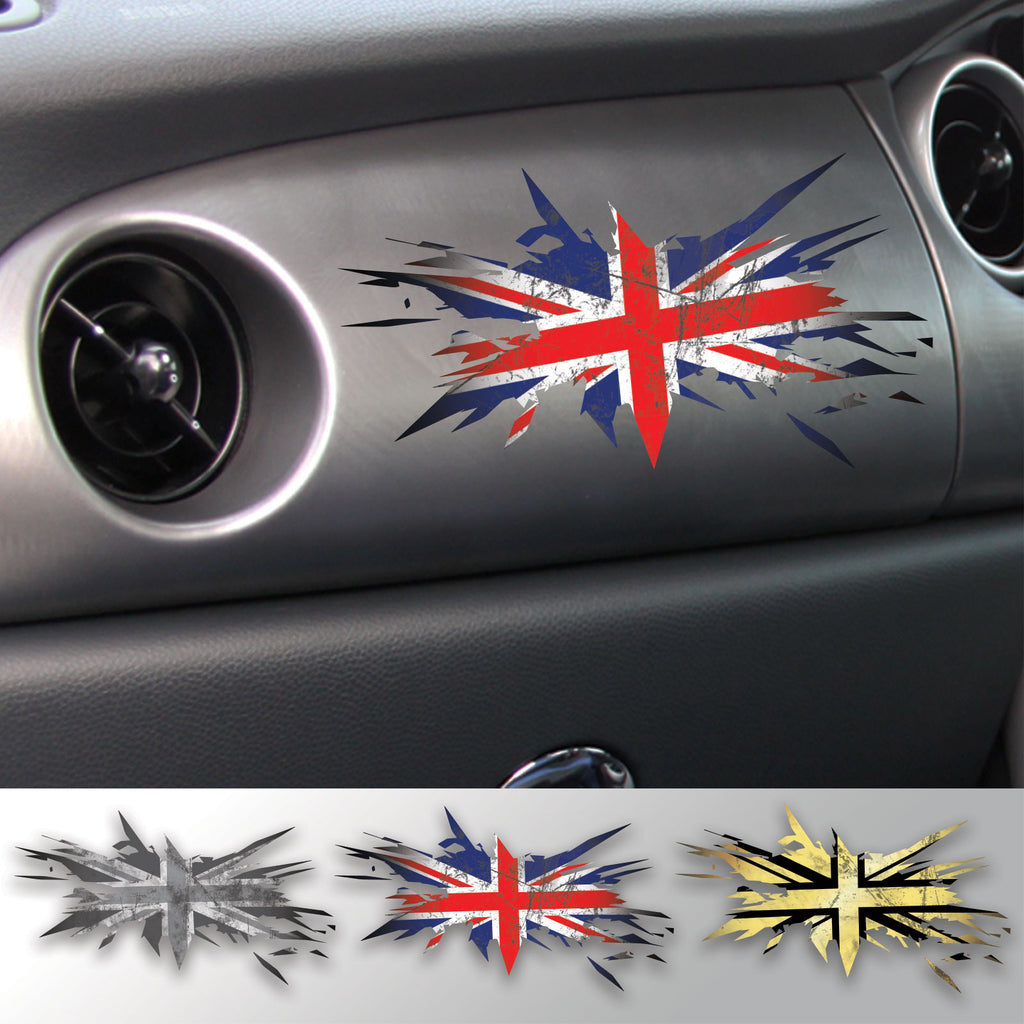 Mini Cooper S R53 Union Jack Dashboard Sticker | Concept Graphics