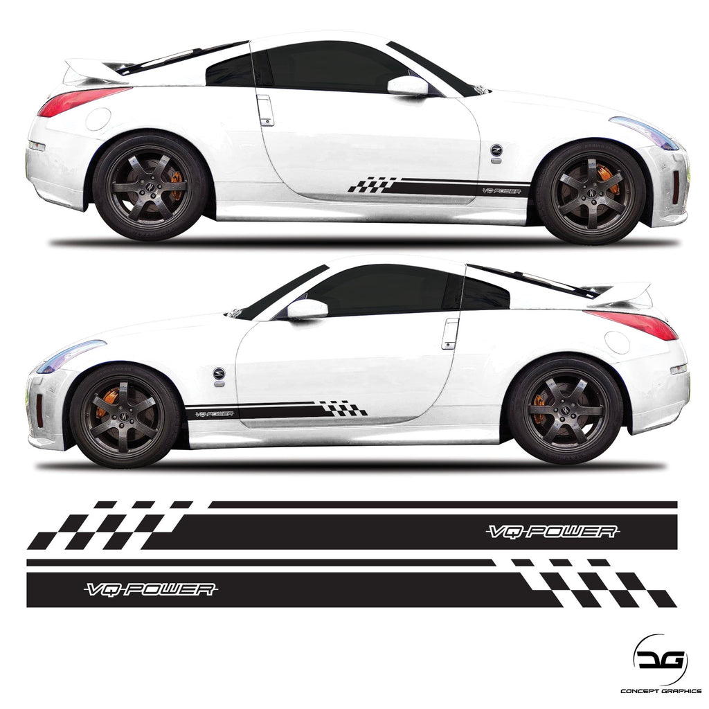 Nissan 350Z Car Body Stripe & Graphic Sticker | Concept Graphics