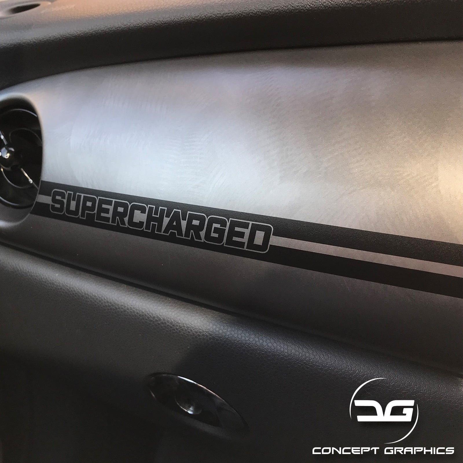 Mini Cooper S R53 Dashboard Sticker Decal Graphics | Concept Graphics