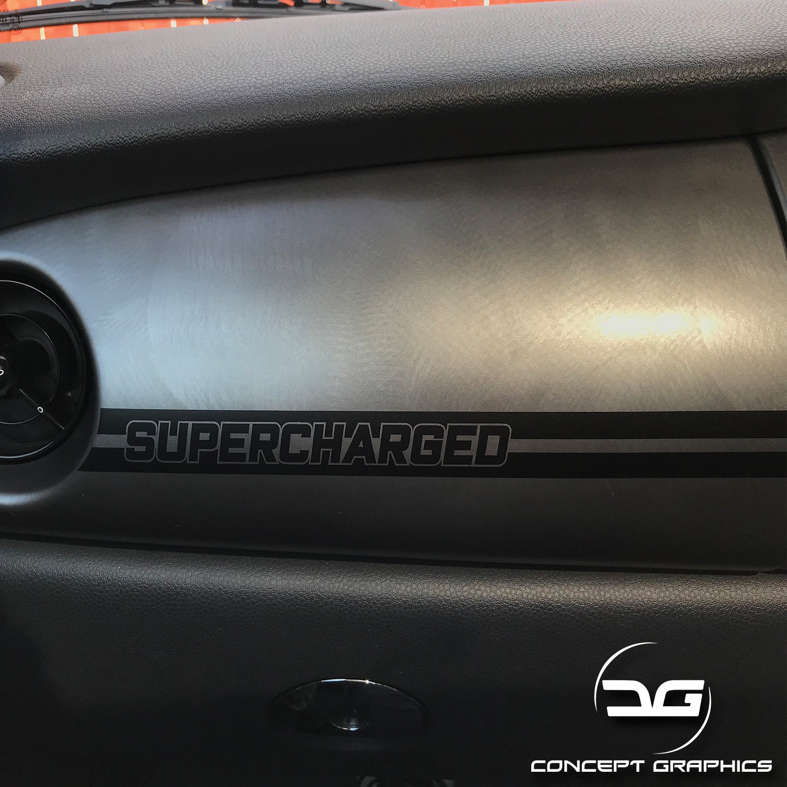 Mini Cooper S R53 Dashboard Sticker Decal Graphics | Concept Graphics