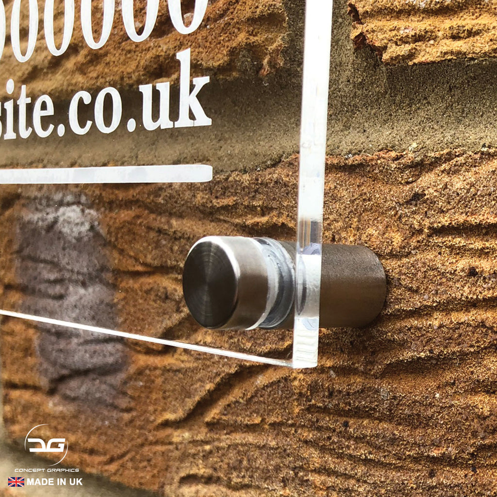 Welcome Wall Mounted Acrylic Opening Times Sign | Concept Graphics