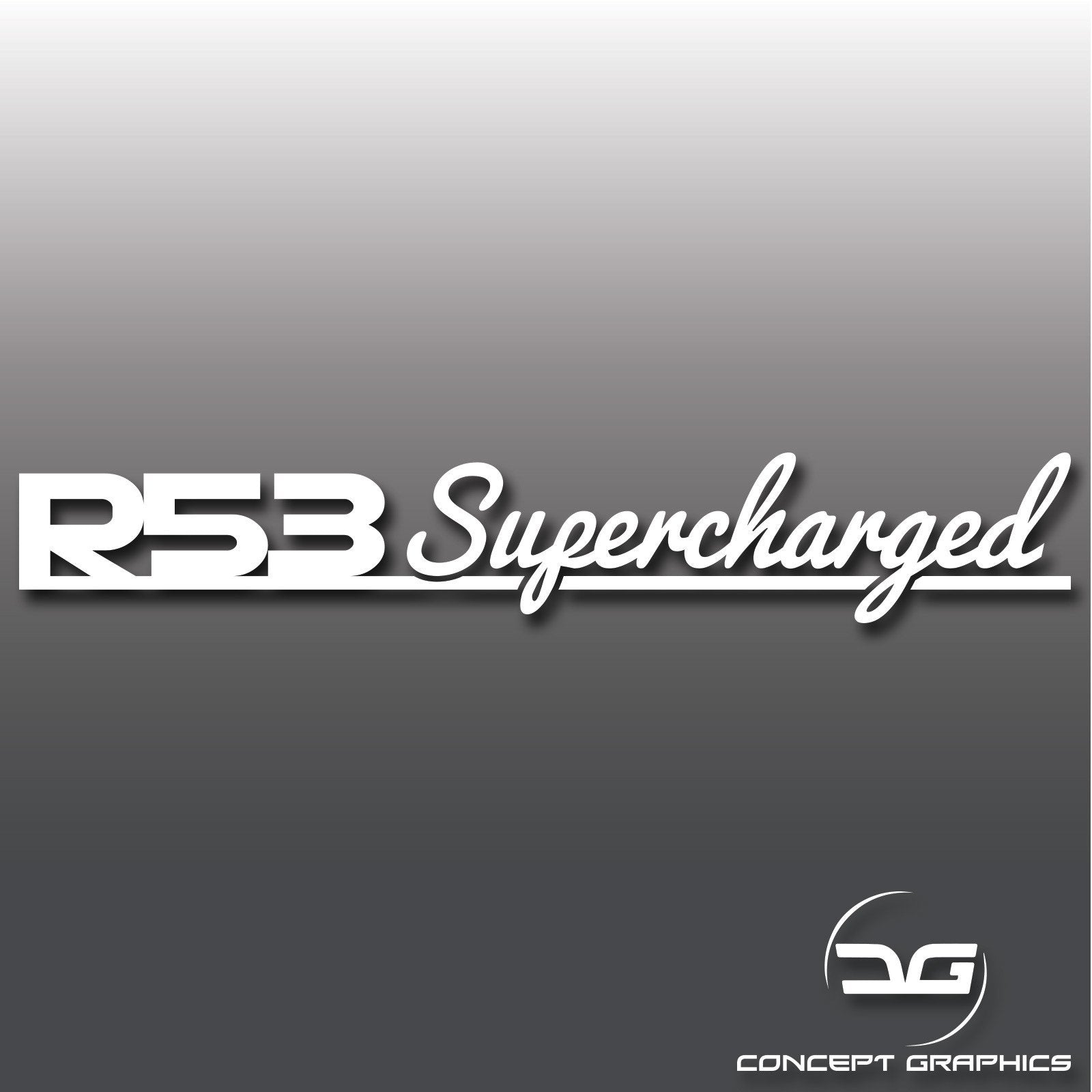 Mini Cooper S R53 Supercharged Signature Vinyl Decal Sticker – Concept ...